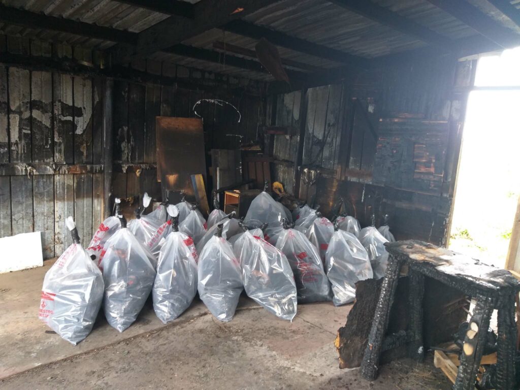 Asbestos decontamination after a fire | SAVY Enviro